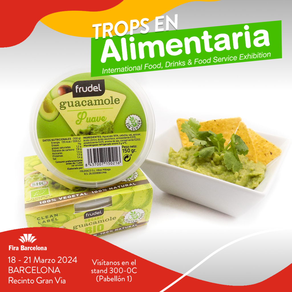 TROPS estará presente con los productos Frudel en Alimentaria 2024 ...